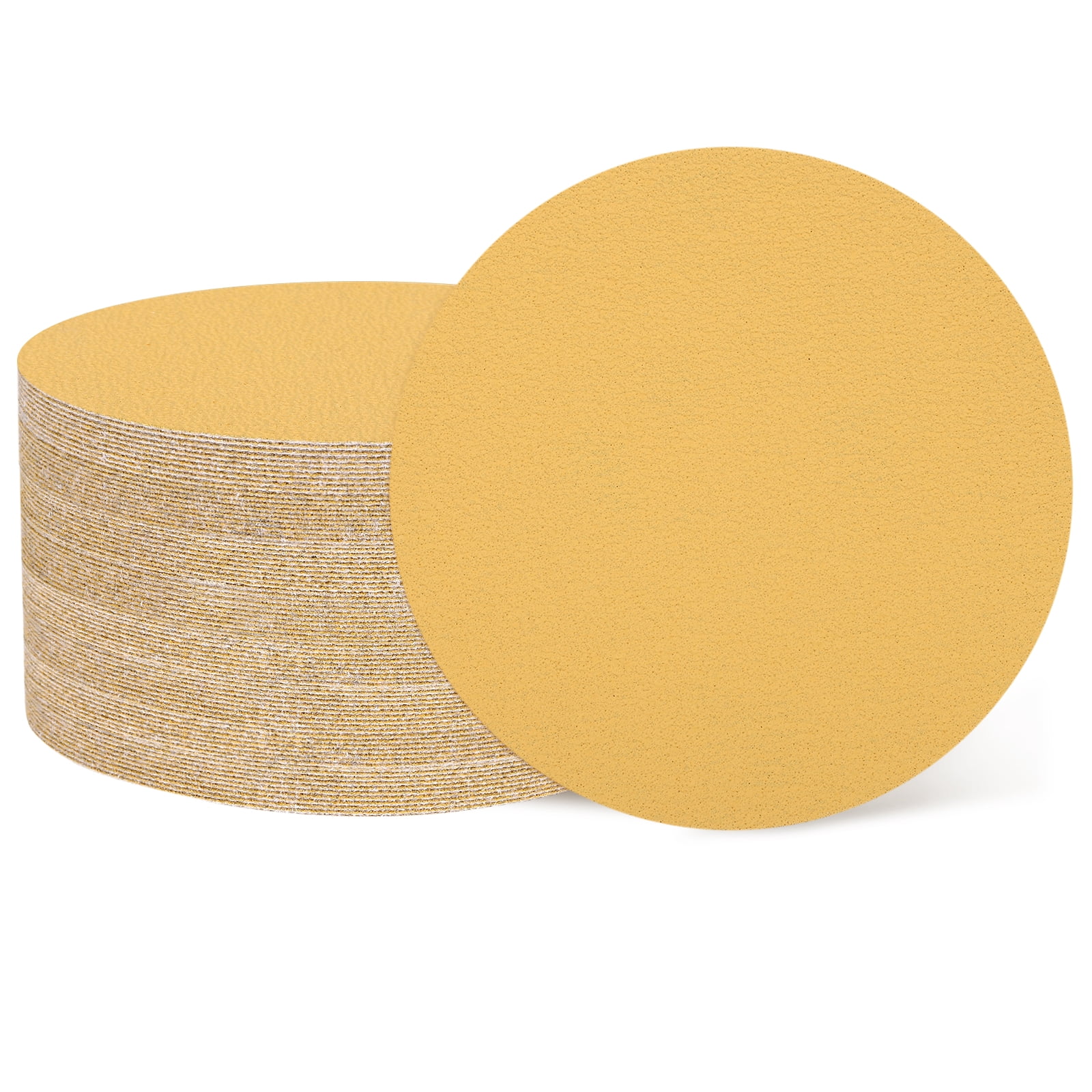 50 Pcs 6 Inch Sanding Disc 80 Grit Hook and Loop Sandpaper Random ...