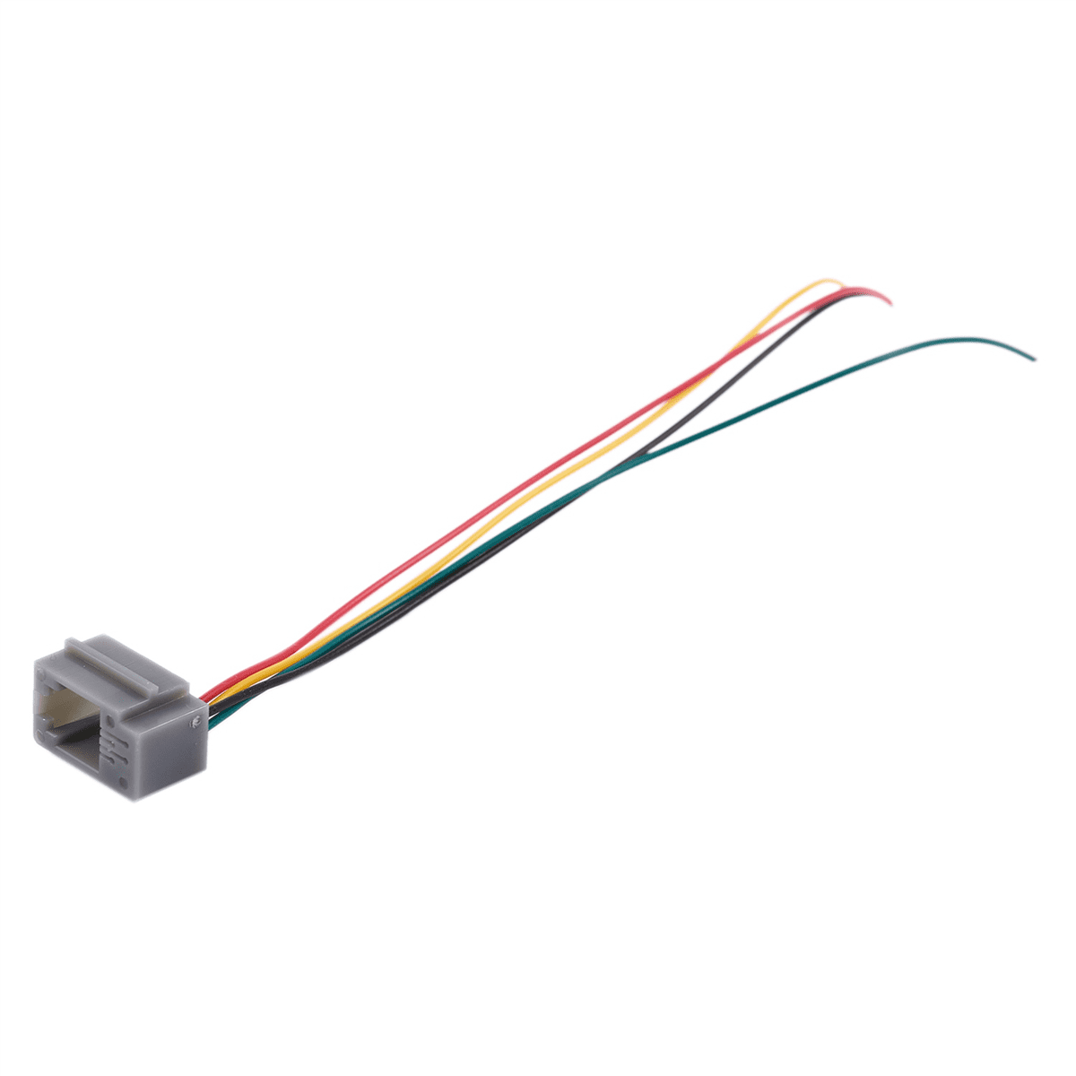 50 Pcs 616E 4P4C RJ9 Female Telephone Connector Adapter W 4 Wires 8cm - Walmart.com