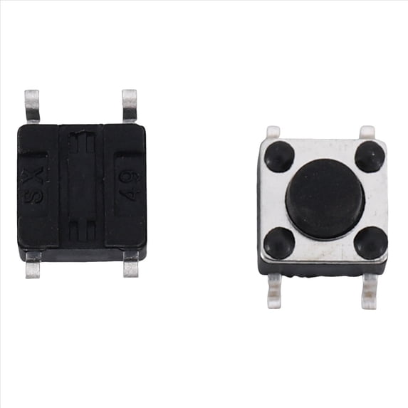 50 Pcs 6x6x5mm 4-Pin DIP Through Hole Momentary Tactile Push Button ...