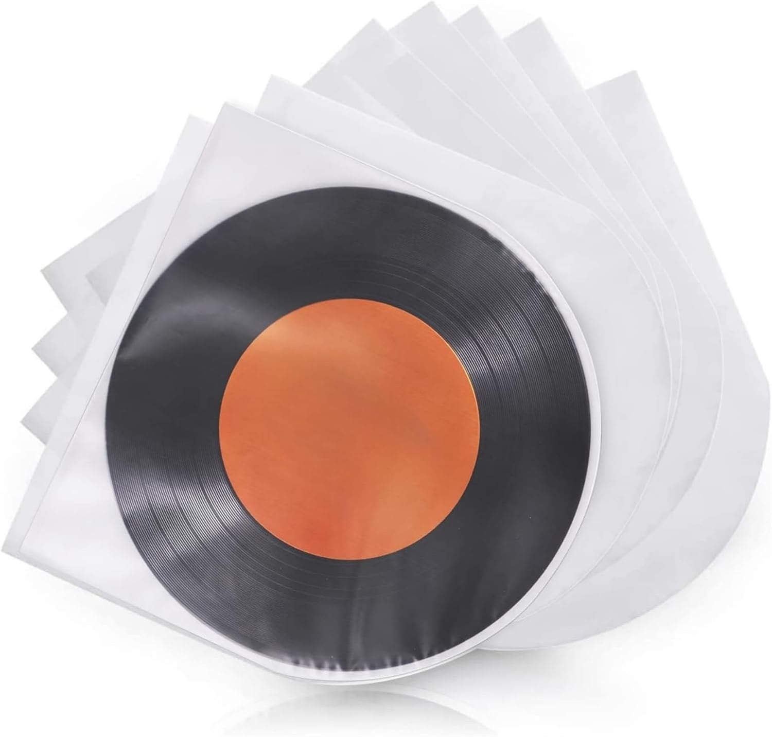 50 Pcs 7 inch Vinyl Record Sleeves Inner,Bexikou Vinyl Inner Sleeves ...
