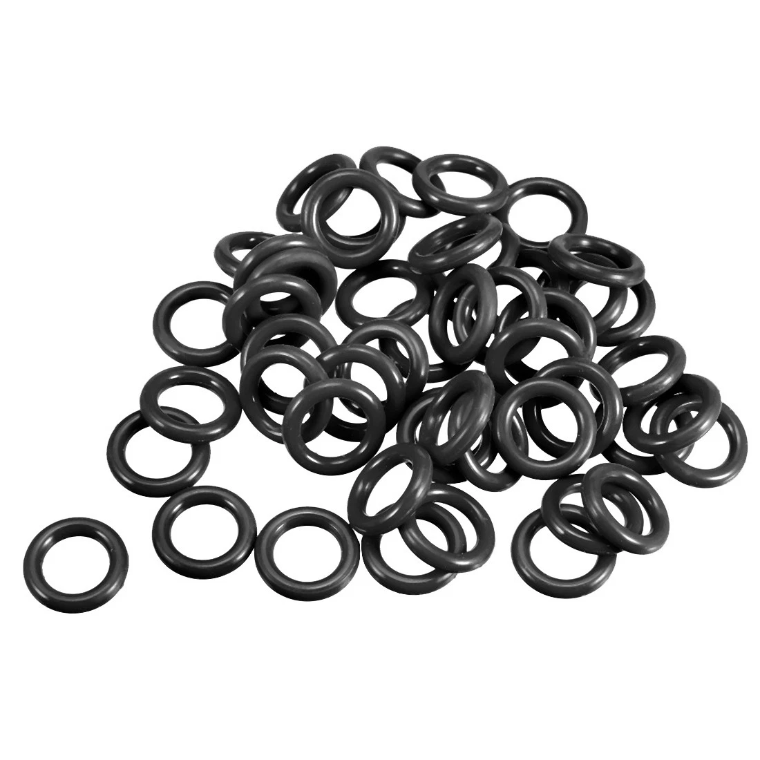 50 Pcs 8X11X1.5Mm O-Rings Rubber Seal Rings For Automotive Machine ...