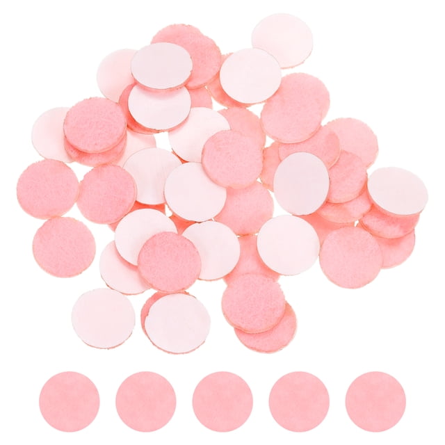 50 Pcs Adhesive Felt Circles, 1/2" Round Non-Woven Felt Pads Stickers ...