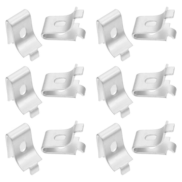 50 Pcs Adjustable Steel Pilaster Shelf Support Clip Professional ...