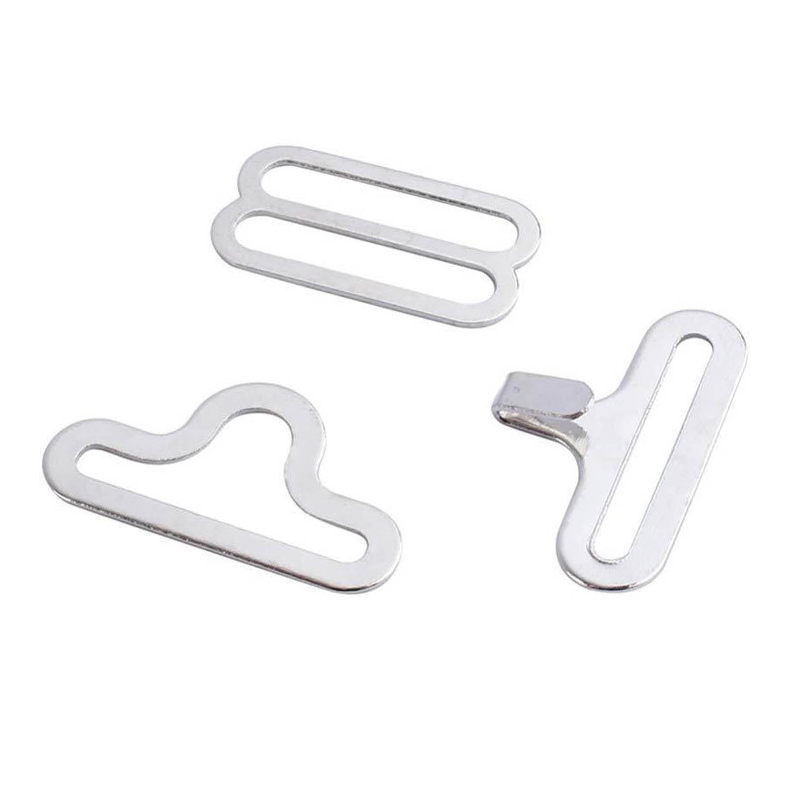 50 Pcs Adjustable Tie Clip Closures Bow Tie Cravat Clips Fasteners ...