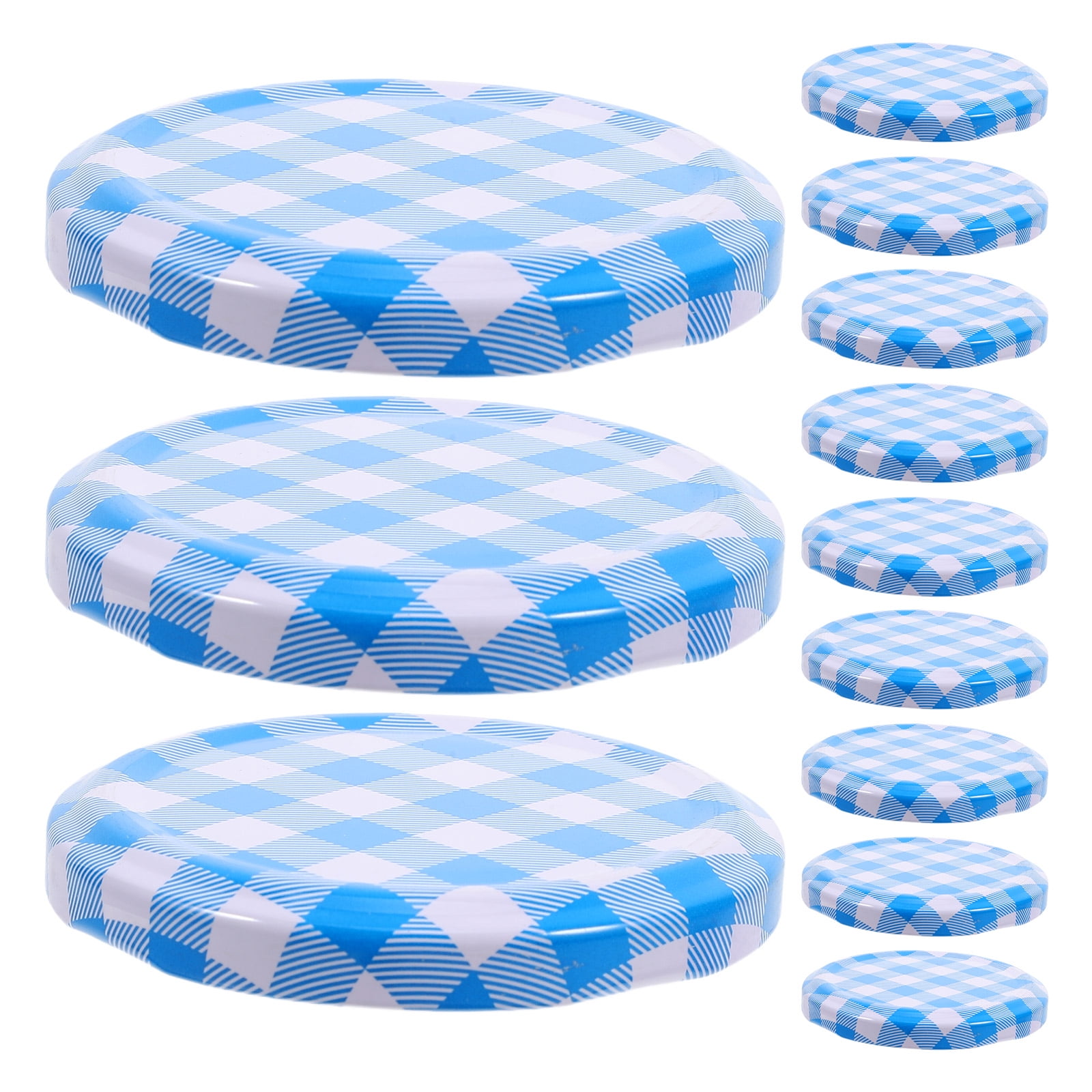 50 Pcs Airtight Lid Mason Jar Caps Large Mouth Canning Lids Metal Mason ...