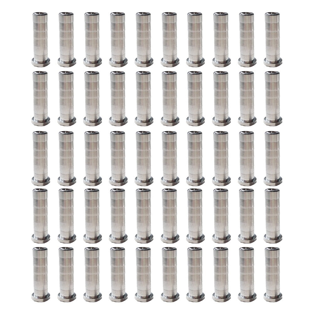 50 Pcs Aluminum Arrow Inserts ID6.2mm DIY Shaft Bow - Walmart.com
