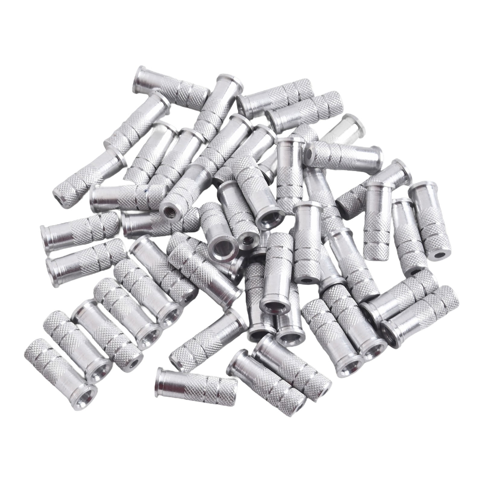 50 Pcs Aluminum Arrow Inserts ID7.6mm DIY Shaft Bow - Walmart.com