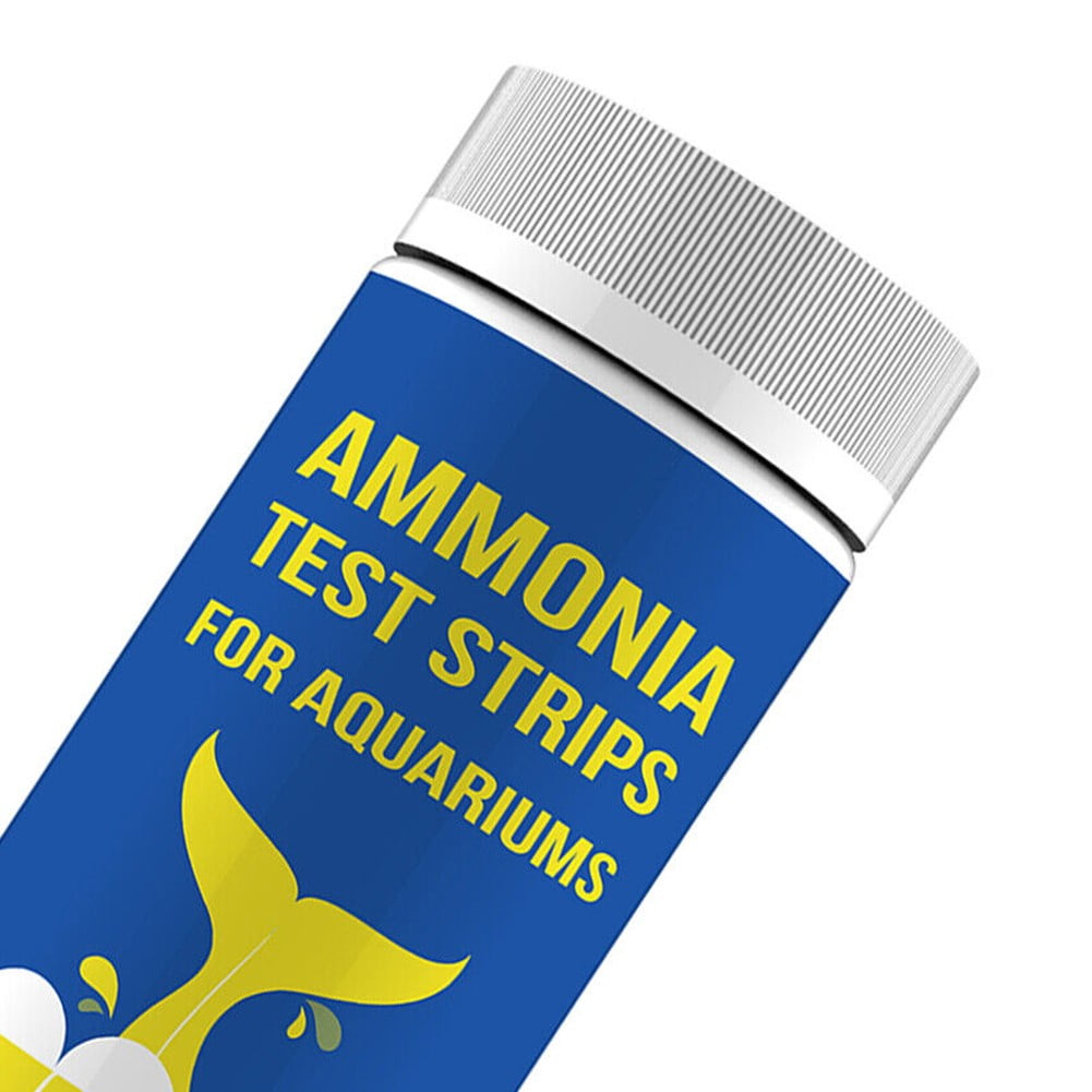 50 Pcs Aquarium Ammonia Nitrogen Test Strips Quick Water Quality ...