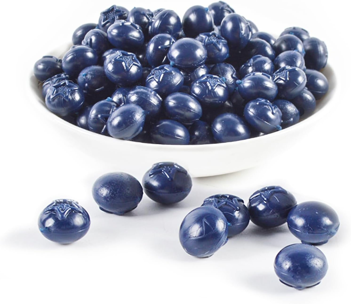 50 Pcs Artificial Fake Fruit Blueberry Decor - Faux Blueberry ...
