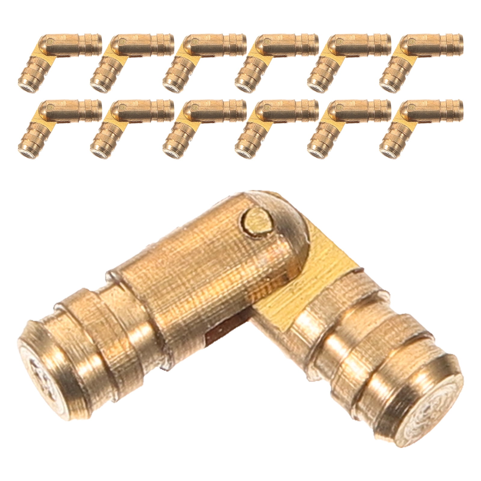 50 Pcs Automatic Hinges Gold Cabinet Self Closing Gate Spring - Walmart.com