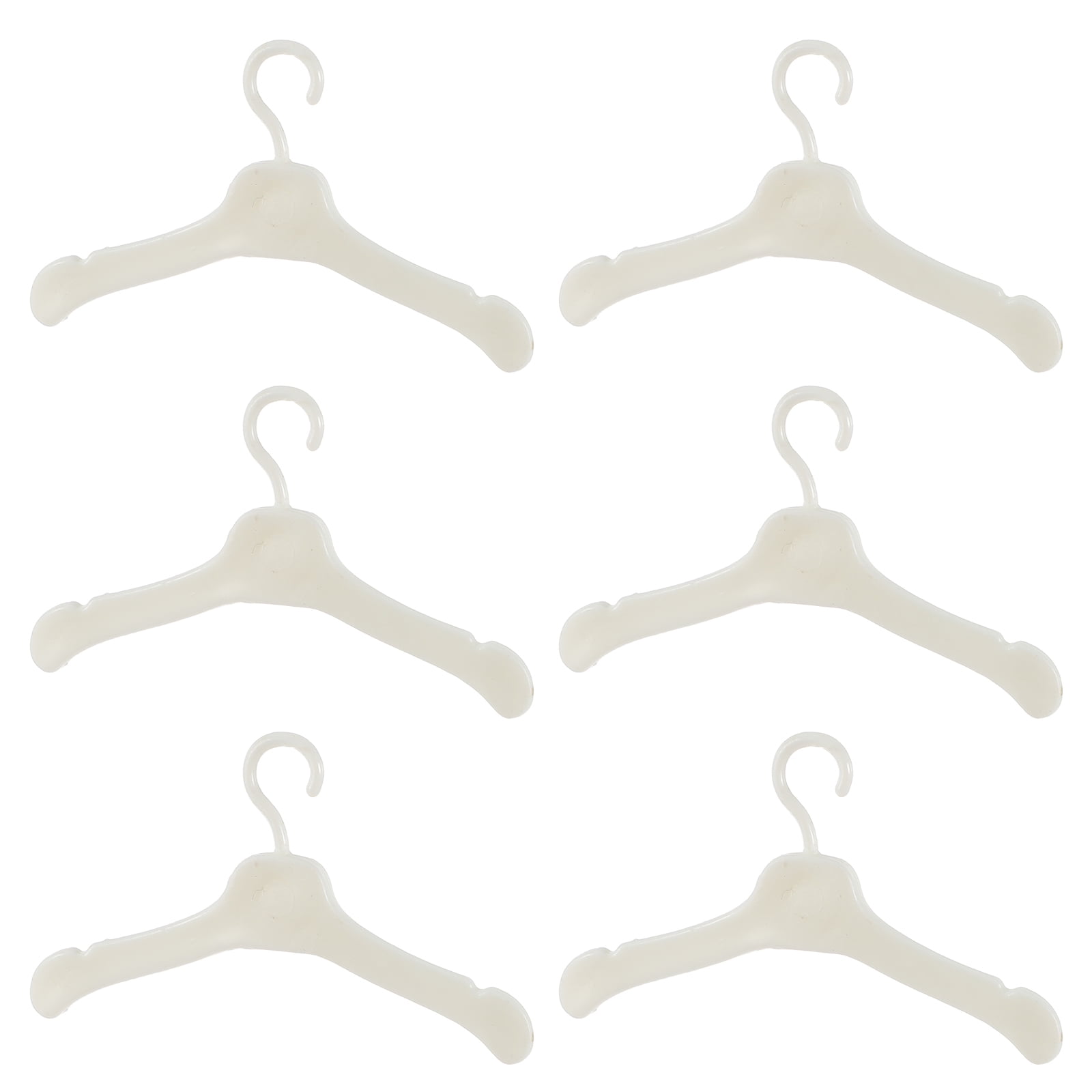 50 Pcs Baby Coat Hangers Doll Cushioned Dolls Velvet Mini Toys Gown ...