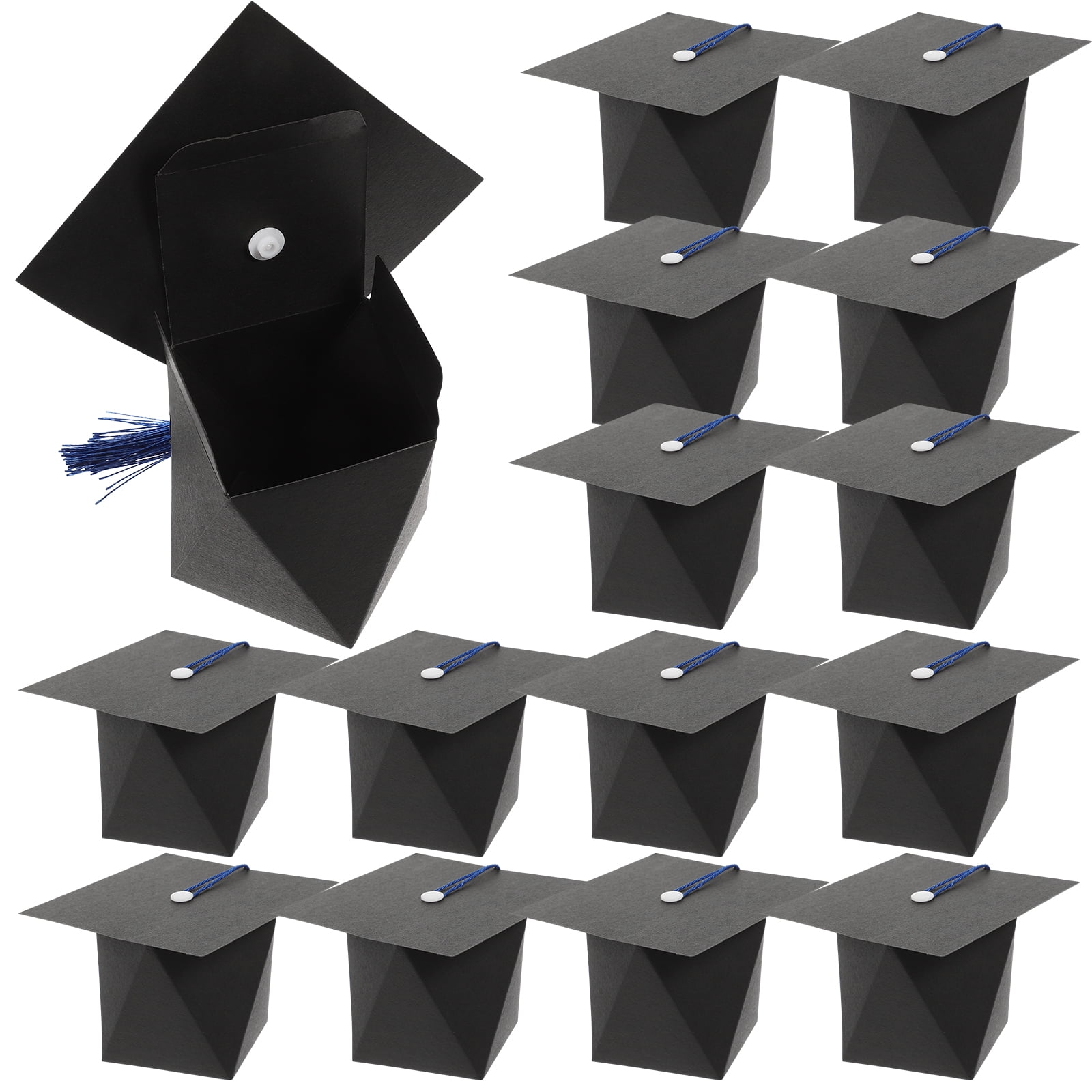 50 Pcs Bachelor Hat Packing Box Gift Boxes Graduation Treat Party ...