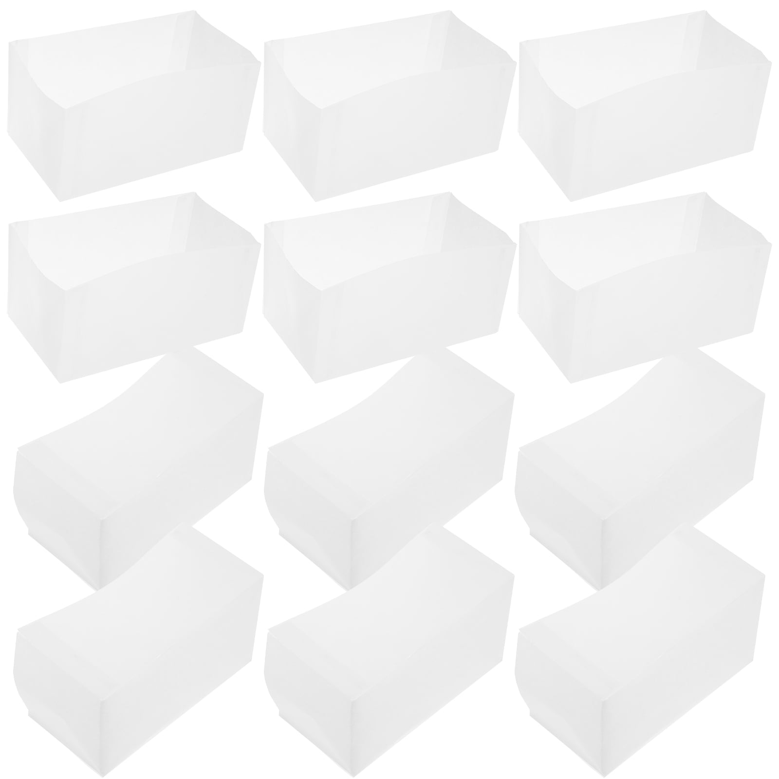 50 Pcs Bakery Boxes Toast Wrappers Dessert Cups Holiday Paper Bread ...