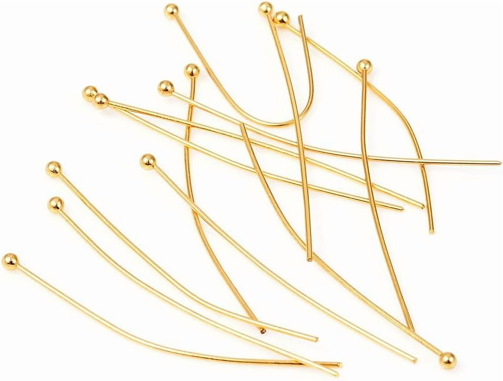 50 Pcs Ball Head Pins 304 Stainless Steel Ball Head Pins Metal End ...