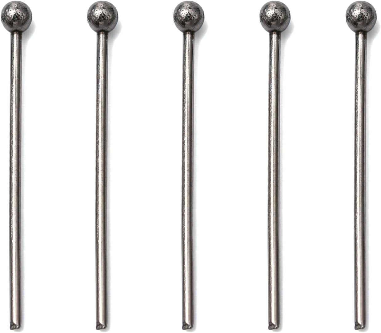 50 Pcs Ball Head Pins 304 Stainless Steel Ball Head Pins Metal End ...