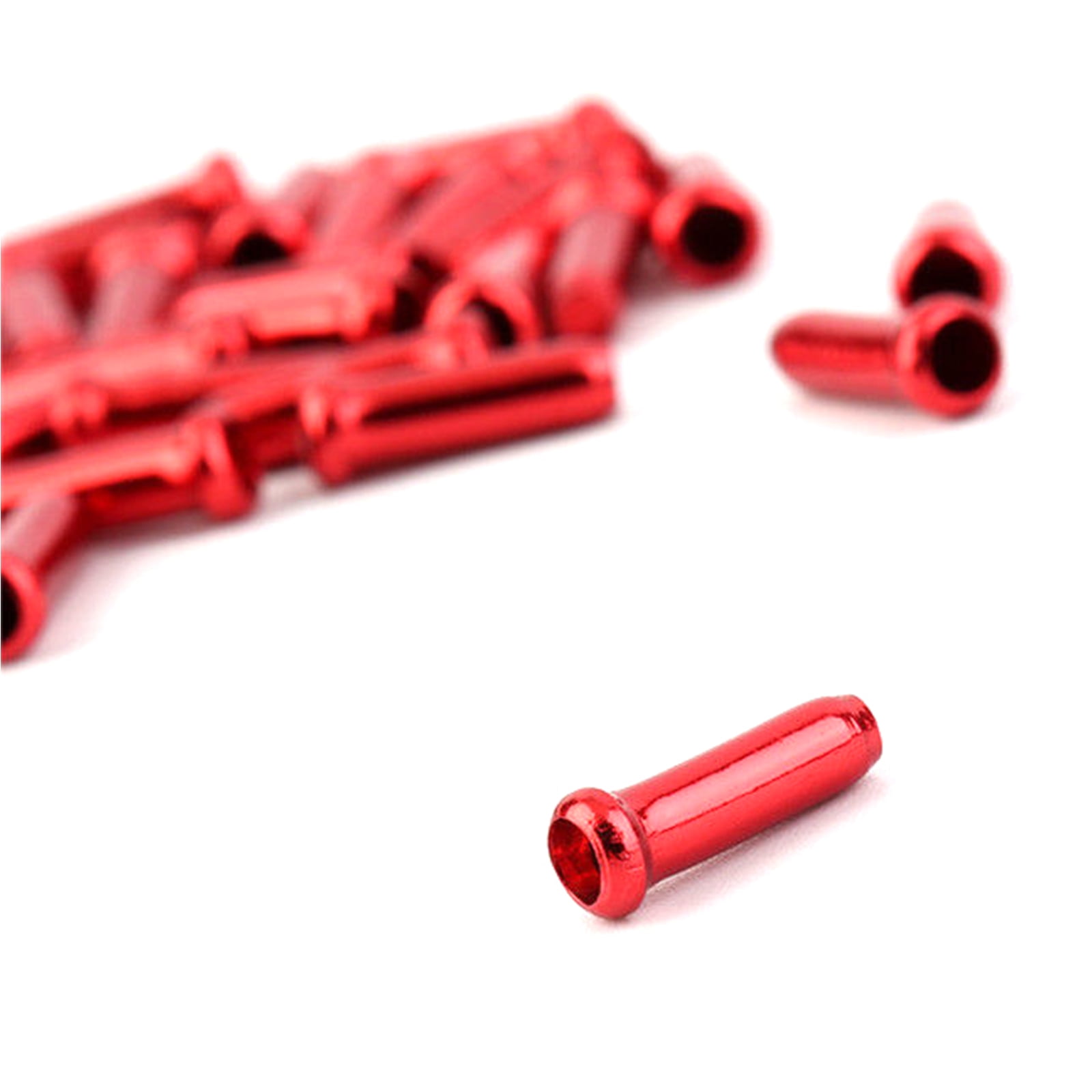 50 Pcs Bike Brake Shifter Cable End Cap Crimps Ferrules Caps Road ...