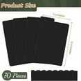 50 Pcs Black Comic Book Dividers Set, PP Card Dividers with Label ...
