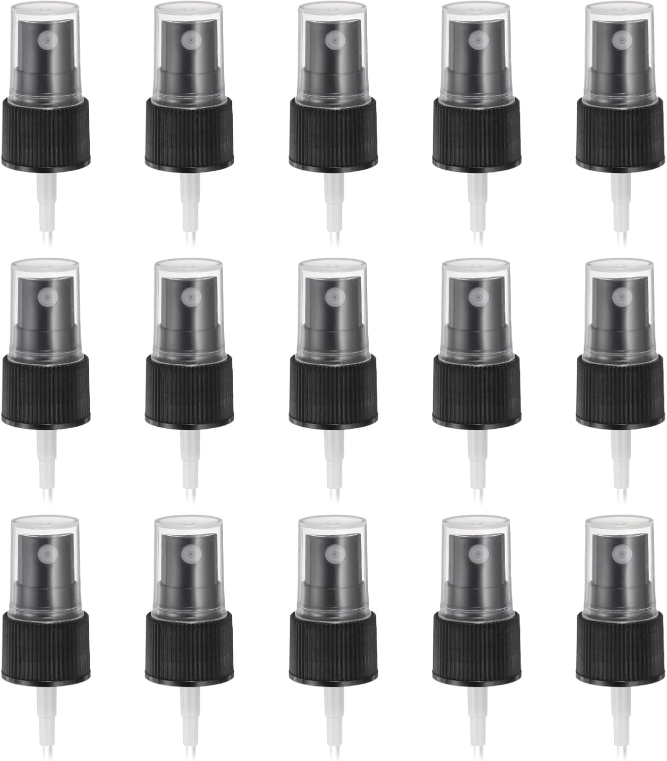 50 Pcs Black Spray Top, 20/410 Fine Mist Sprayer Reusable Replacement ...