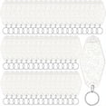 50 Pcs Blank Motel Keychain Sublimation Vintage Blank Hotel Keychain ...