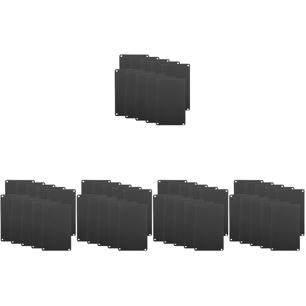 50 Pcs Blank Nameplate Custom Sign DIY Accessory Hotel Door Plate Name ...