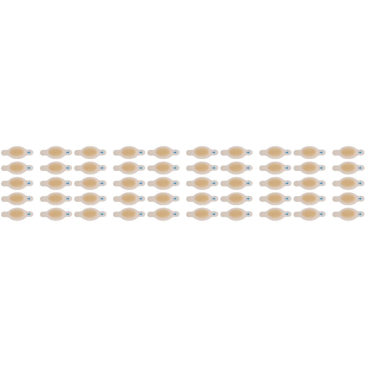 50 Pcs Blister Prevention Pads Gel Rear Heel Stickers Women Anti-wear ...