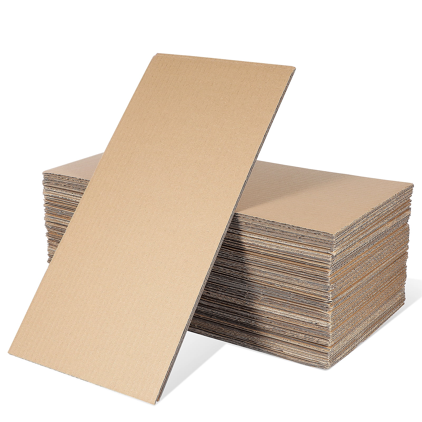50 Pcs Brown Paper Packing Material Bulk Cardboard Corrugated - Walmart.com