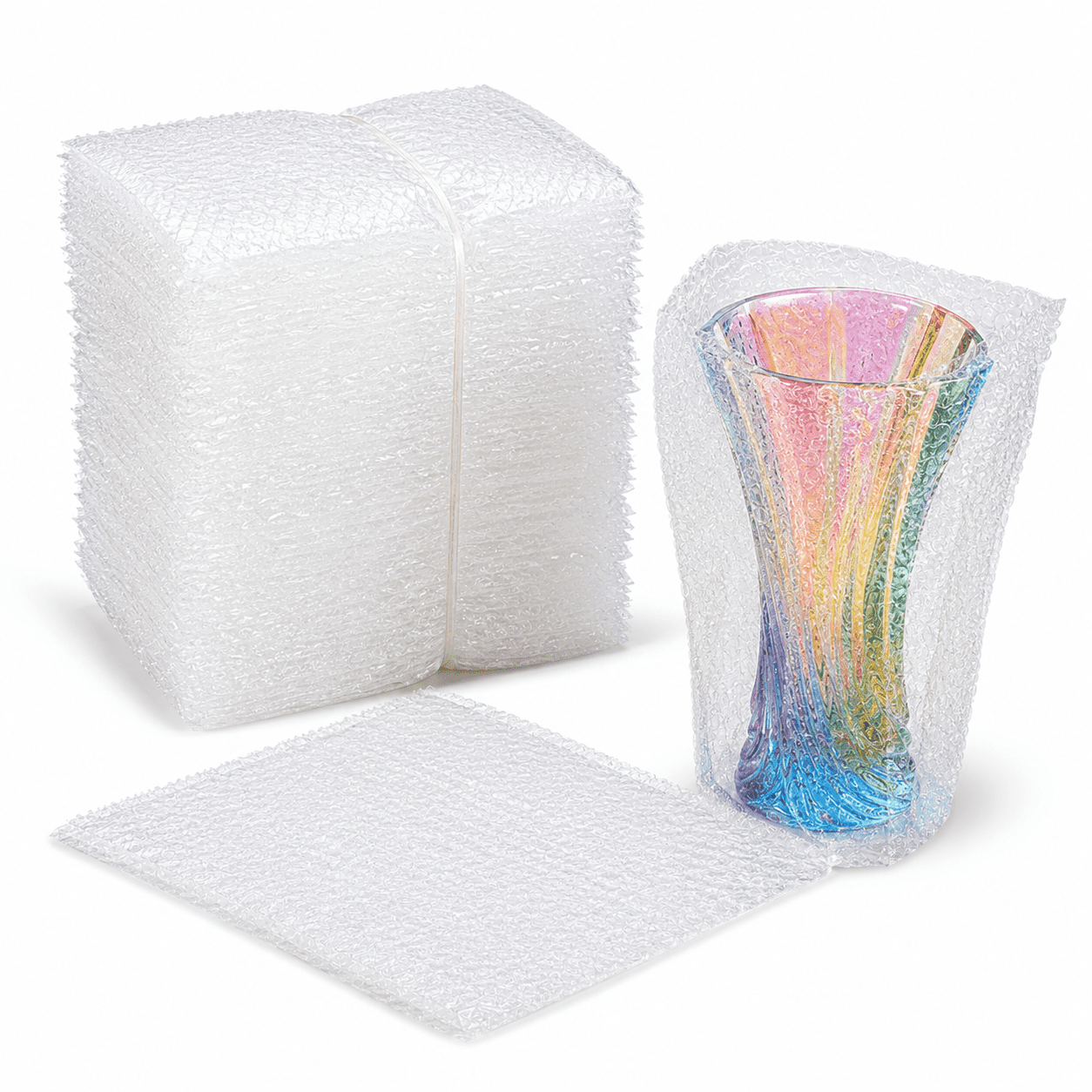 50 Pcs Bubble Pouches Wrap - 12'x12' Clear Bubble Out Bags for Packing ...