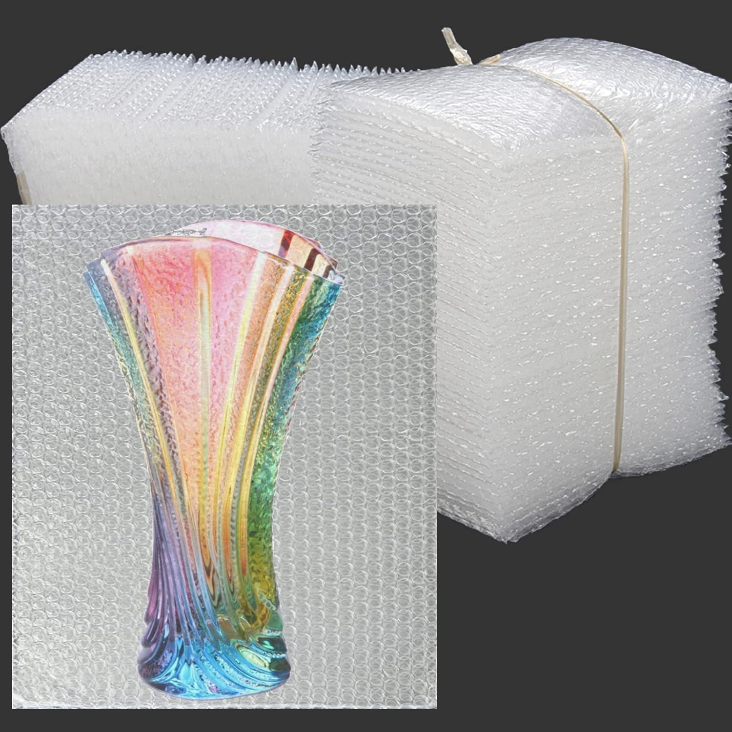 50 Pcs Bubble Pouches Wrap - 12'x12' Clear Out Bags for Packing Fragile ...