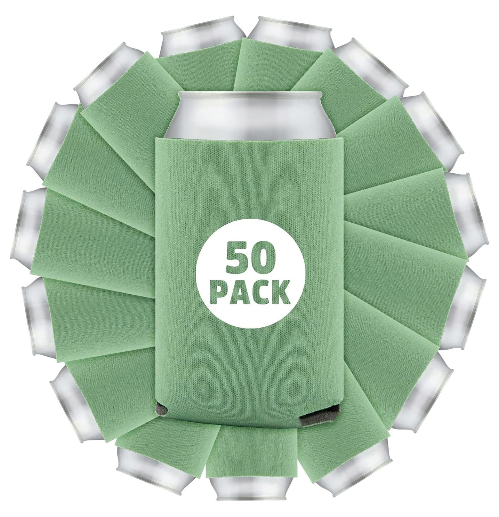 50 Pcs Bulk Blank Collapsible Can Coolers - Perfect For Sublimation ...