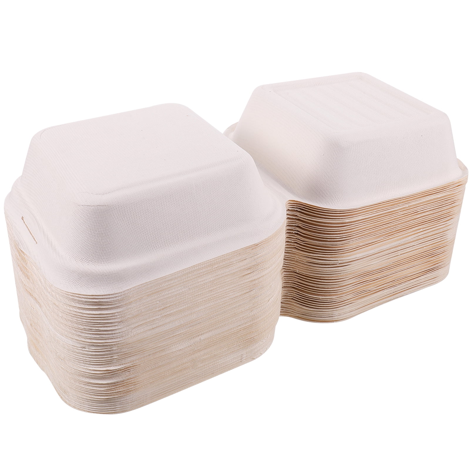 50 Pcs Burgers Food Tray Holder Baking Accessories Cake Container ...