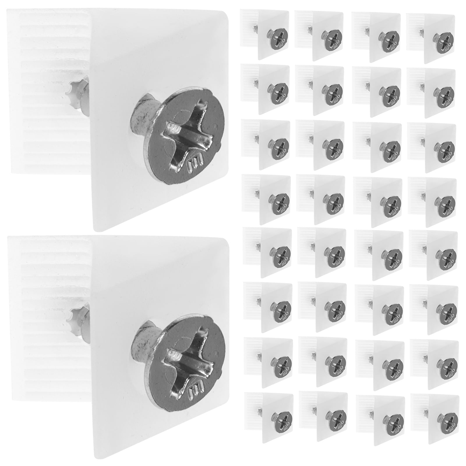 50 Pcs Cabinet Accessories Drawer Hardware Bracket Kit Supports for ...