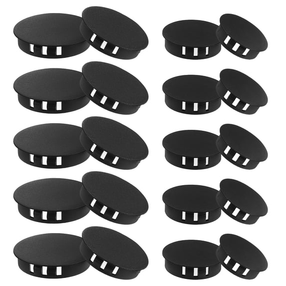 50 Pcs Cabinet Hole Plug Plastic Hole Plugs Button Plugs Insert End Cap ...