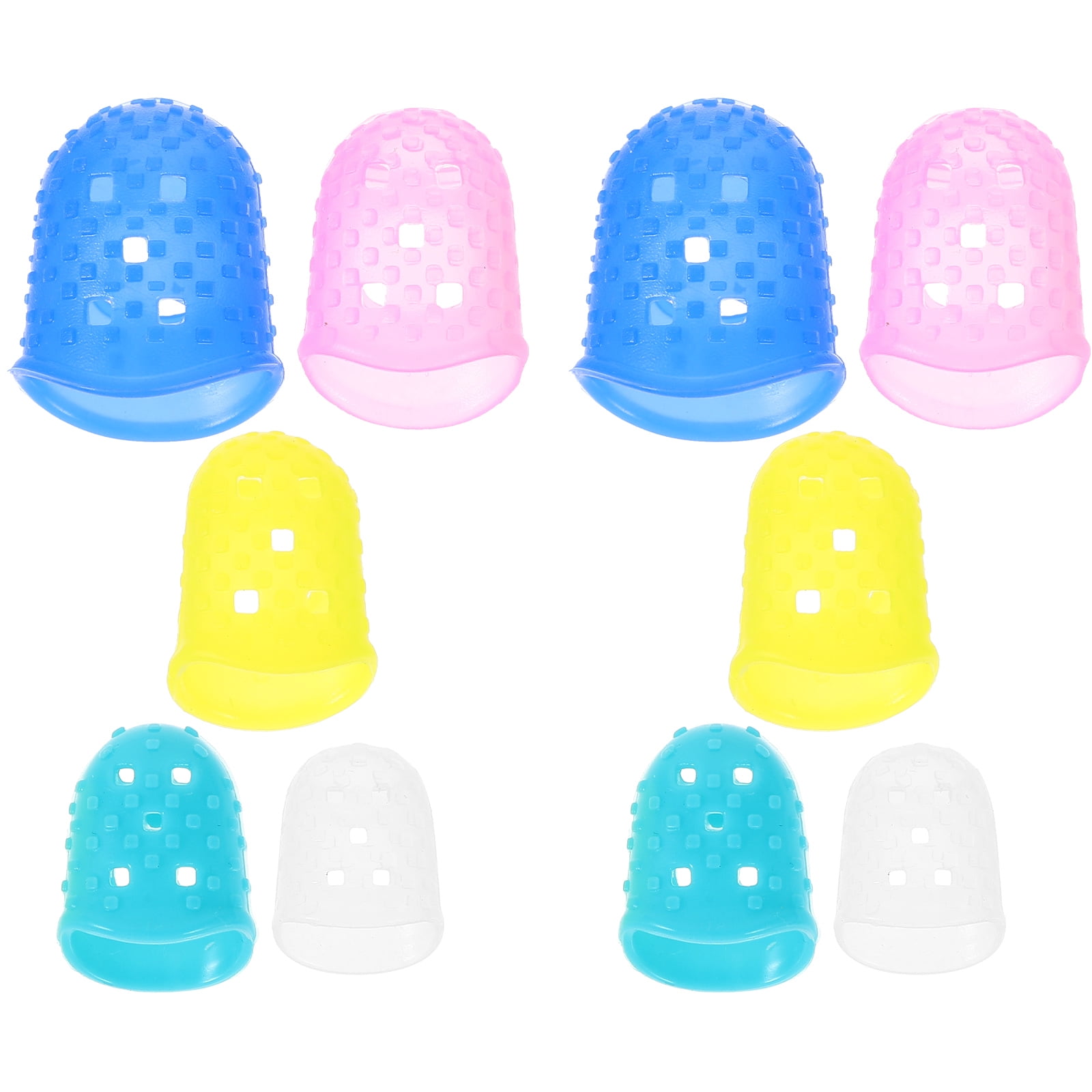 50 Pcs Caps Silicone Fingertip Protector Non-skid Silicone Finger ...