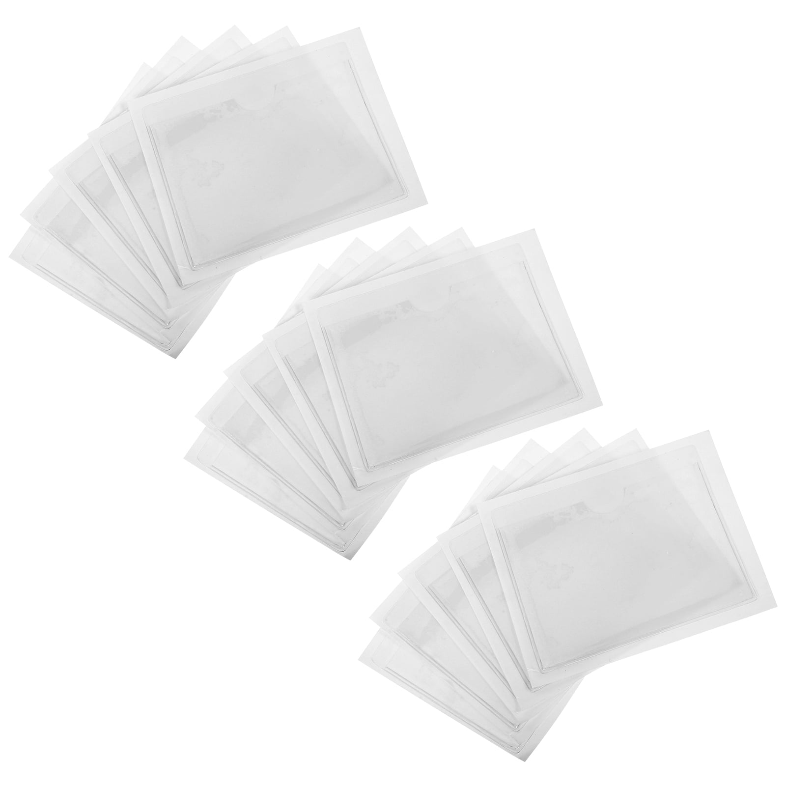 50 Pcs Card Sleeves Labels Gift Card Holder Stand Material Card Holder ...