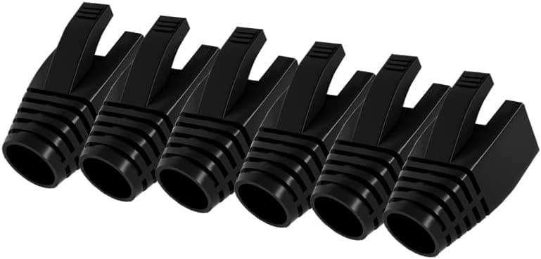 50 Pcs Cat7 Cat7A Cat8 Strain Relief Boot, RJ45 Plug Connector Cover ...
