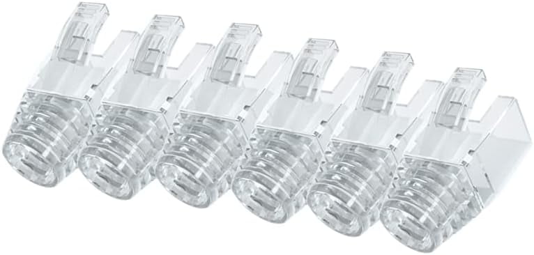 50 Pcs Cat7 Cat7A Cat8 Strain Relief Boot, RJ45 Plug Connector Cover ...