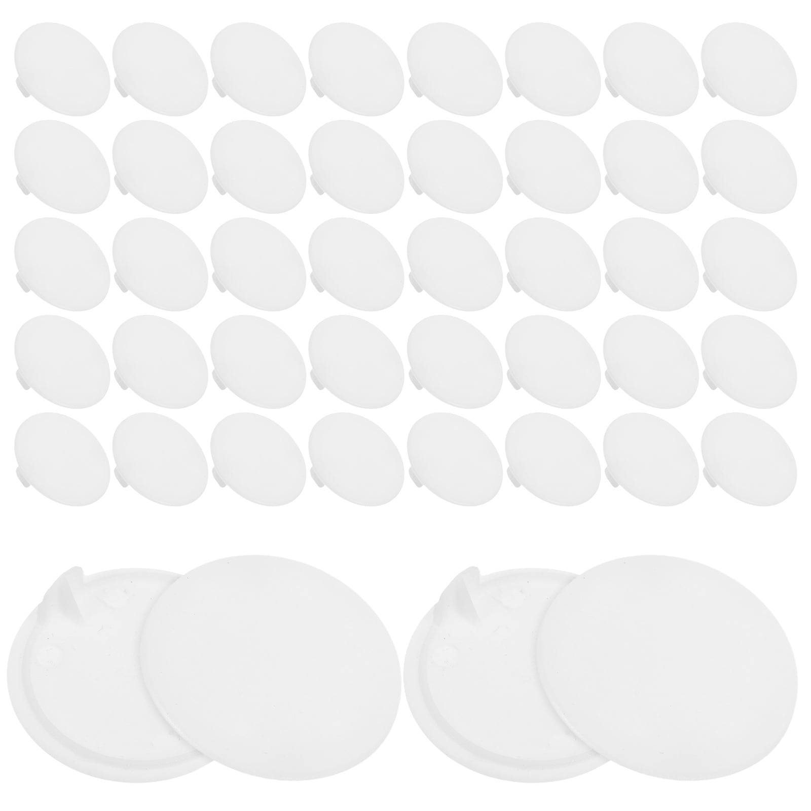 Phenofice White PP Furniture Hole Covers for Screw Holes in Wardrobes ...