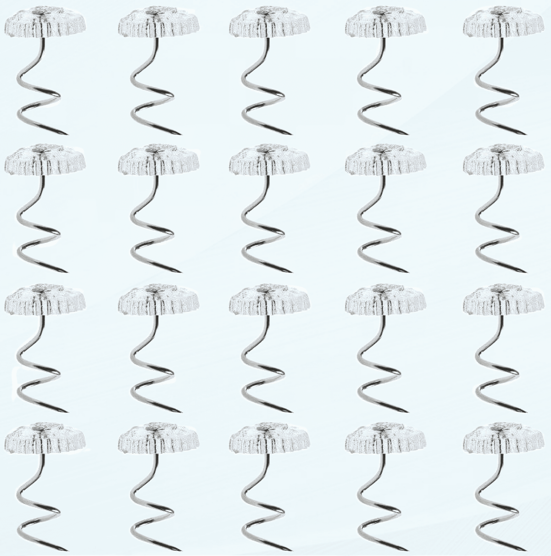 50 Pcs Clear Heads Twist Pins for Upholstery, Holds Slipcovers ...