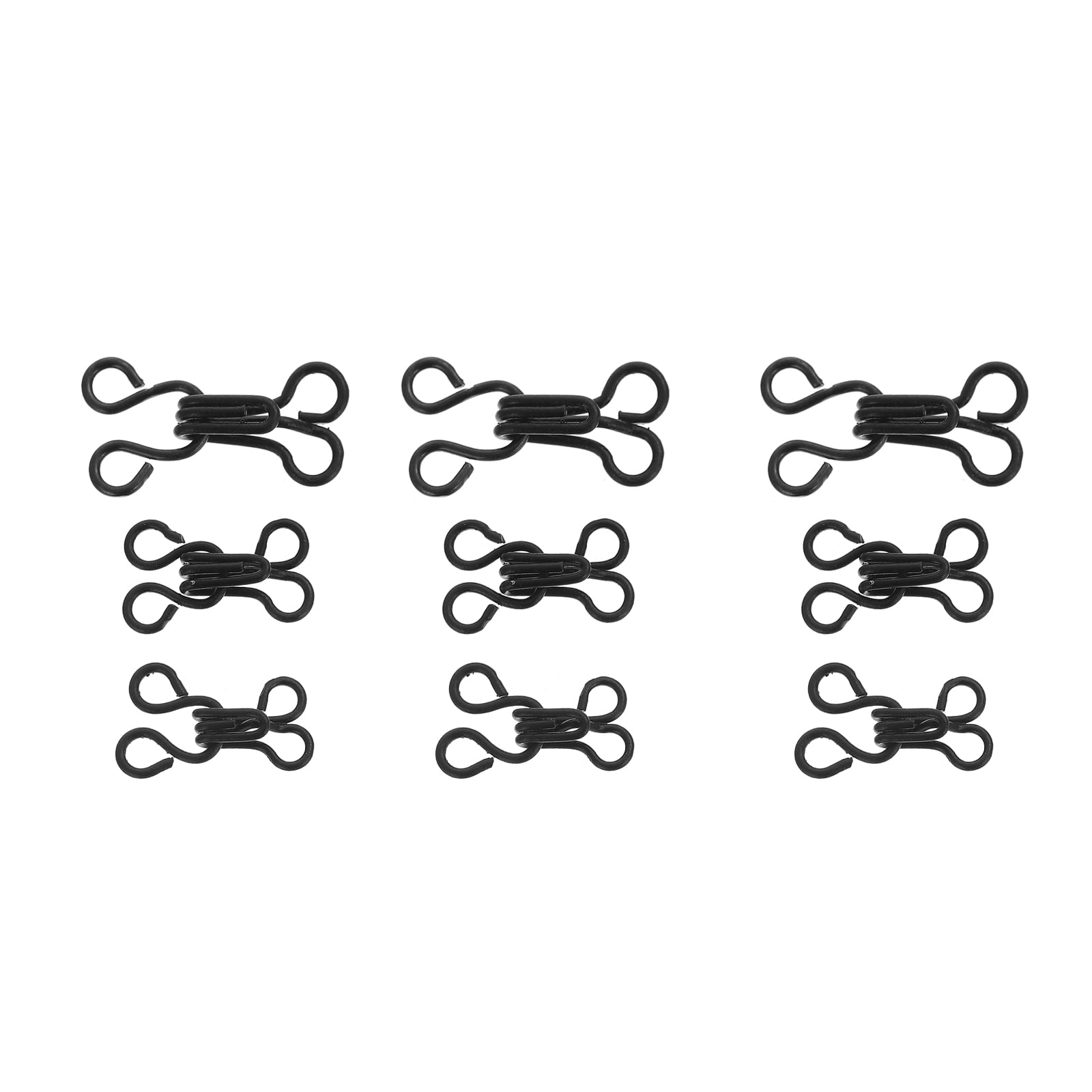 50 Pcs Clothes Sewing Hooks Eye Fastener Coat Buckles Coat Eyes Closure ...