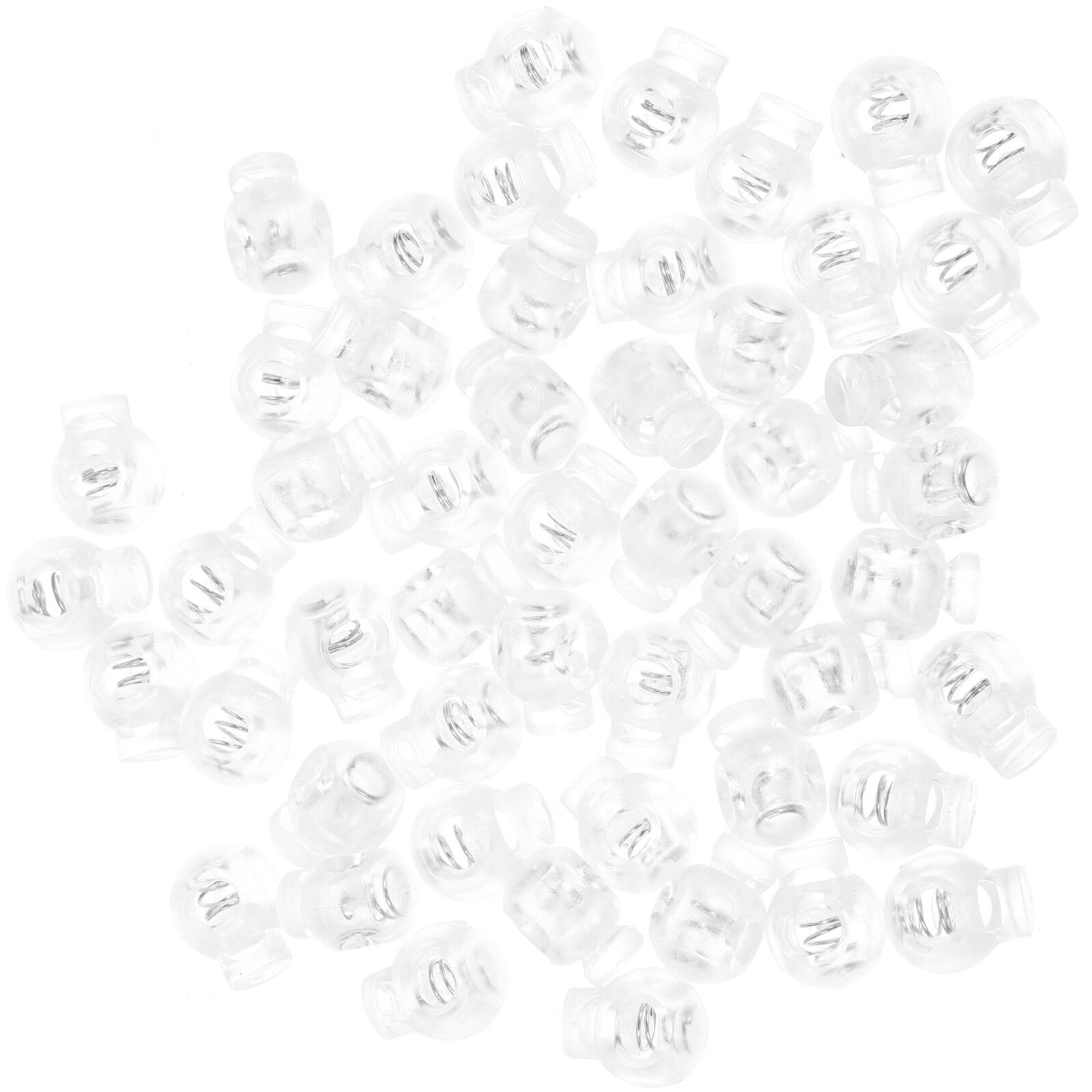 50 Pcs Clothing Lanyard Toggles Spring Cord Lock Drawstring Stopper ...