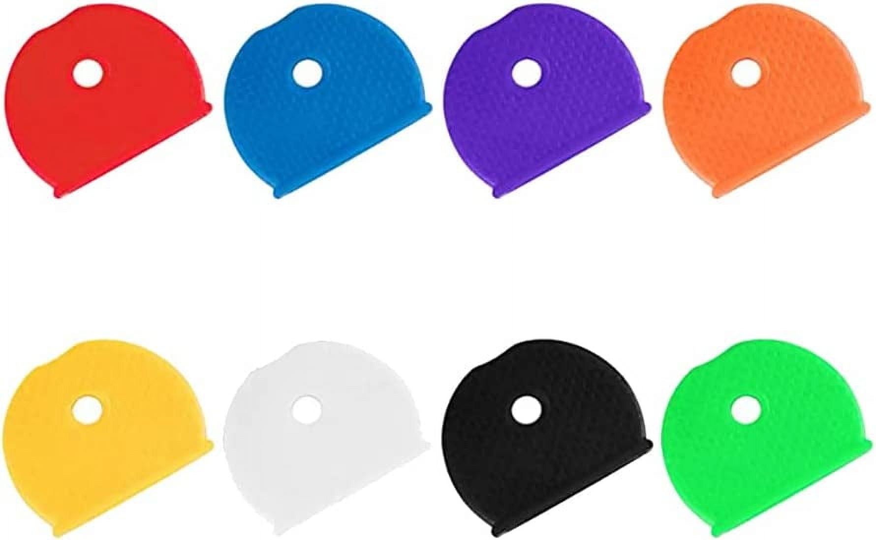 50 Pcs Colorful Key Caps Covers Key Identifier Tag Covers Plastic Key ...