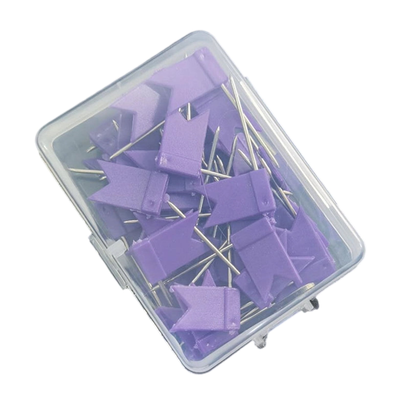 50 Pcs Colorful Message Board Tacks Push Pins Thumb Tacks Flag Pin ...