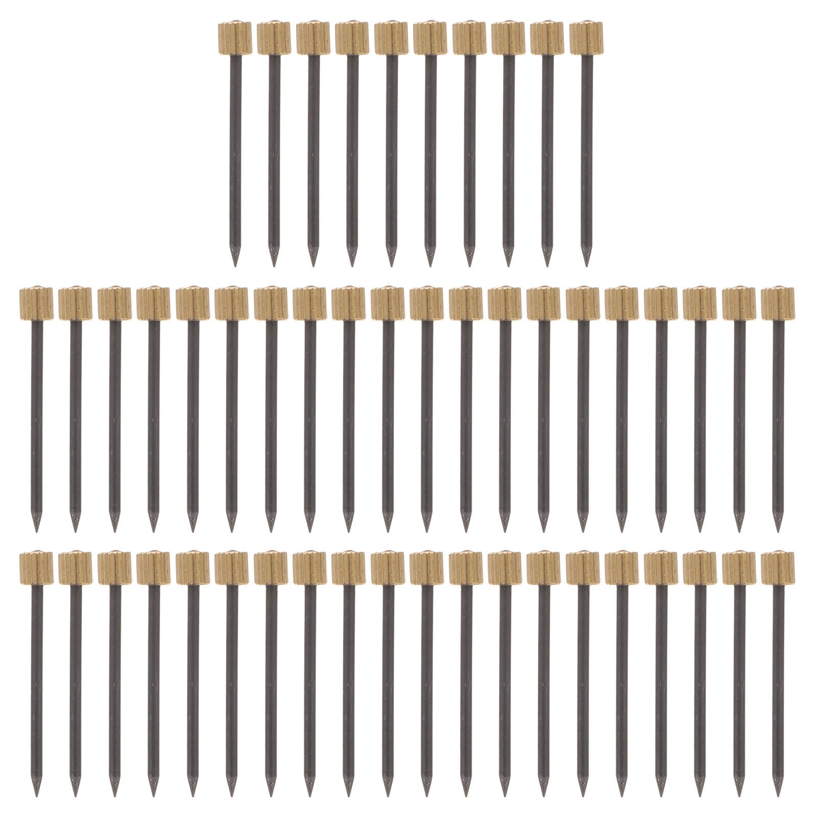50 Pcs Copper Head Nail Nails for Hanging Pictures Furniture Kit Metal ...