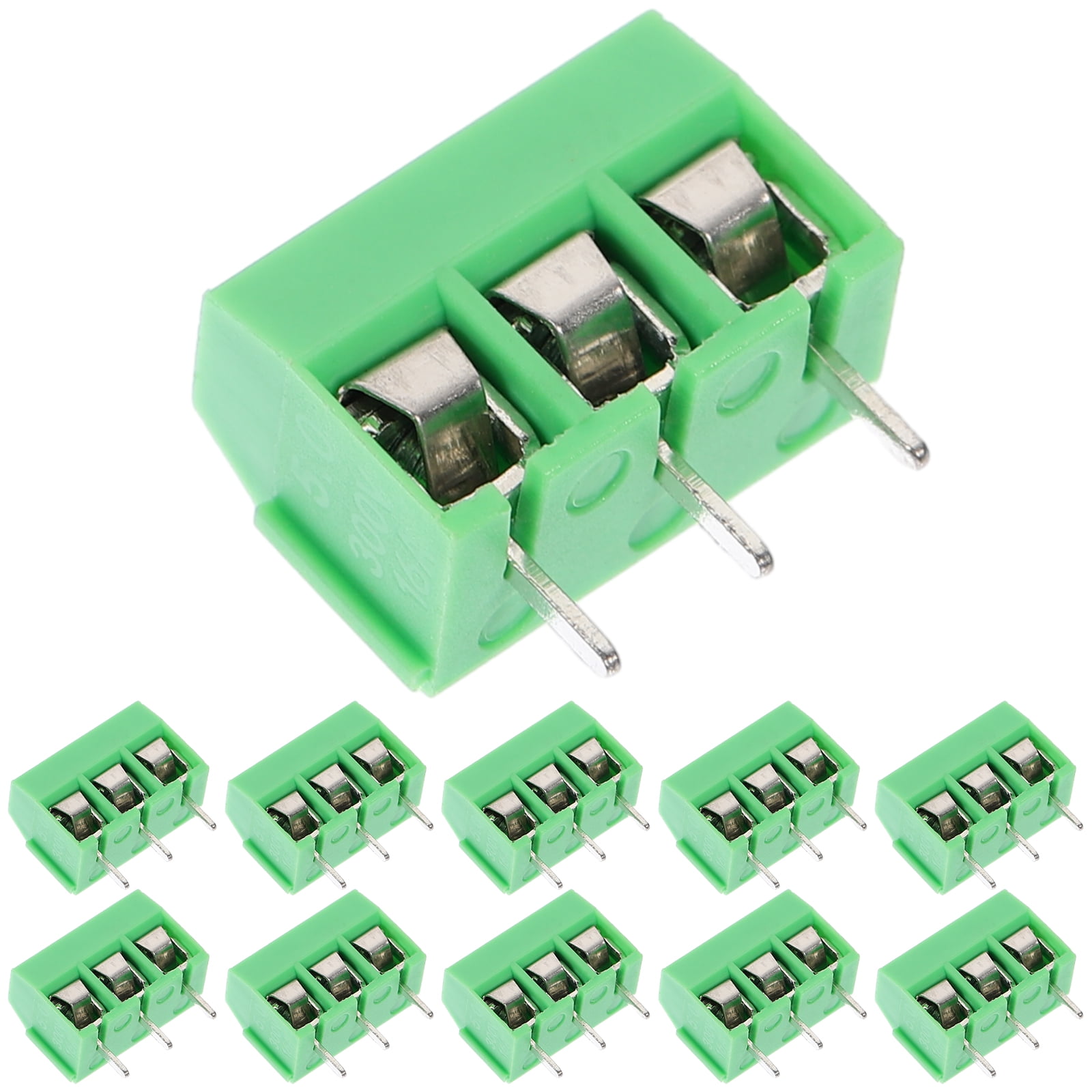50 Pcs Copper Wire Terminal Block Connector Terminals Circuit Board ...