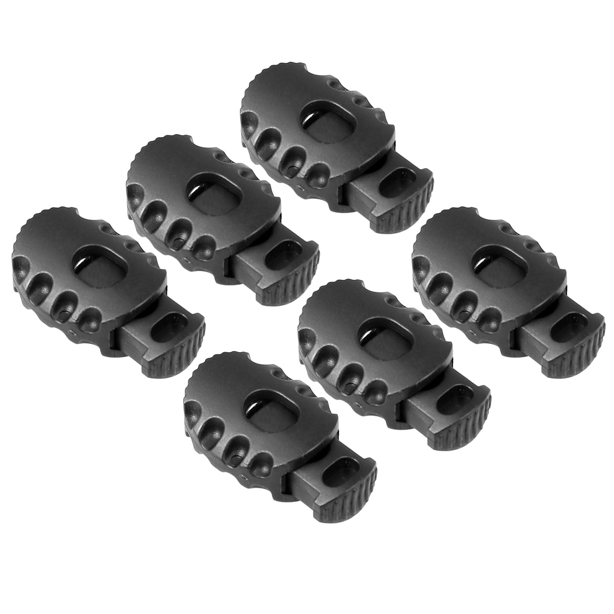 50 Pcs Cordlock Spring Loaded Cord Locks Spring Button Toggle Clip Cord ...