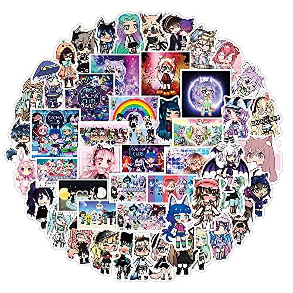50 Pcs Cute Cartoon Gacha Life Stickers for Luggage ,Cool Trendy Game ...