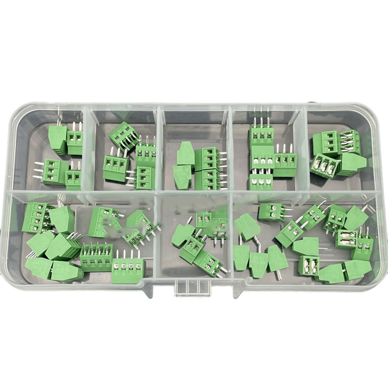 50 Pcs DG308 terminal block KF128 2.54mm 2/3/4P PCB Mount Screw ...