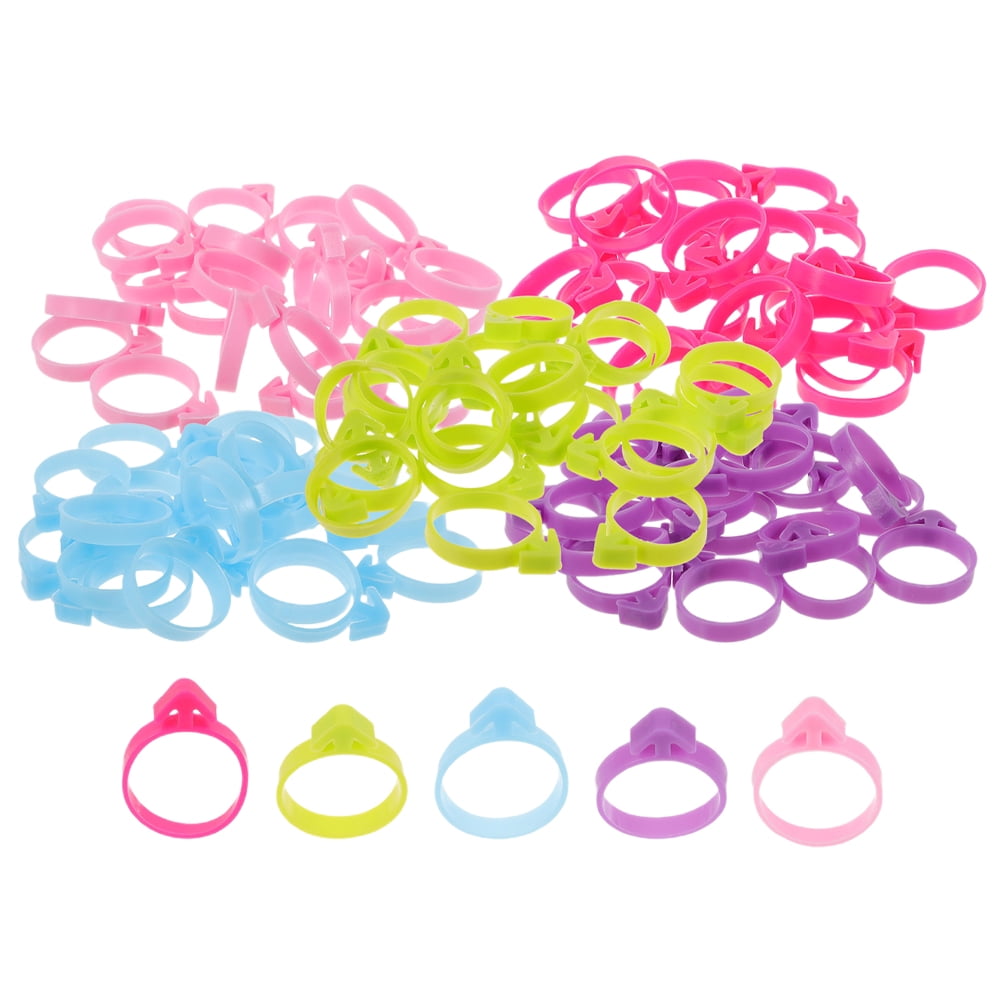 50 Pcs Decorative Bag Tie Piping Clips Reusable Pastry Ties Supplies ...