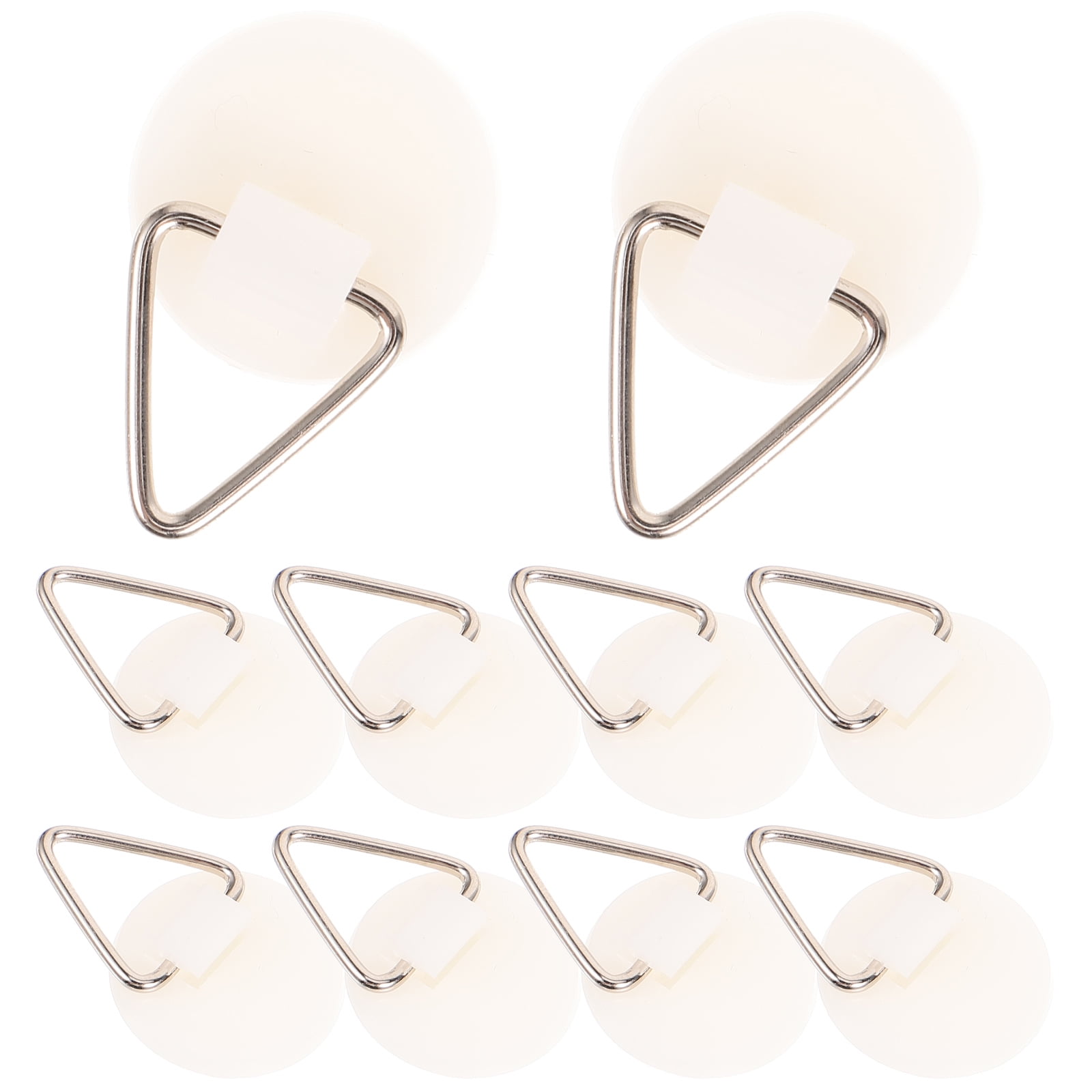 50 Pcs Disc Hook Strips Plate Hangers for The Wall Picture Stand ...