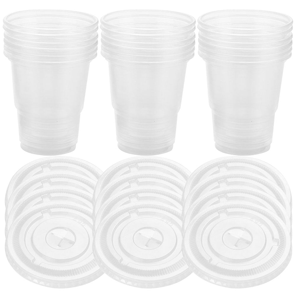 50 Pcs Disposable Drink Cup Milk Tea Wrapping Cups Portable Drinking ...
